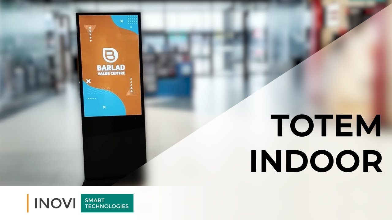 Totem indoor double faced- Proiect Barlad Value Center INOVI Smart ...