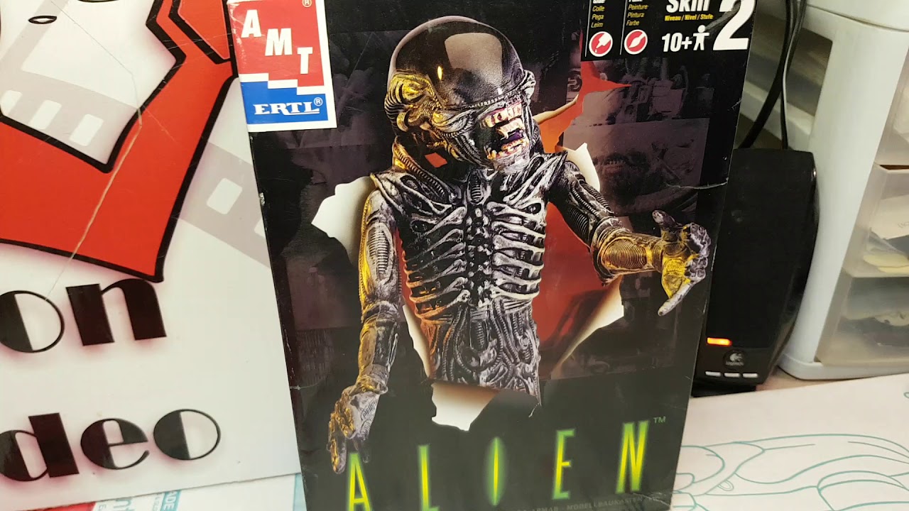 Alien AMT model kit 90's - YouTube