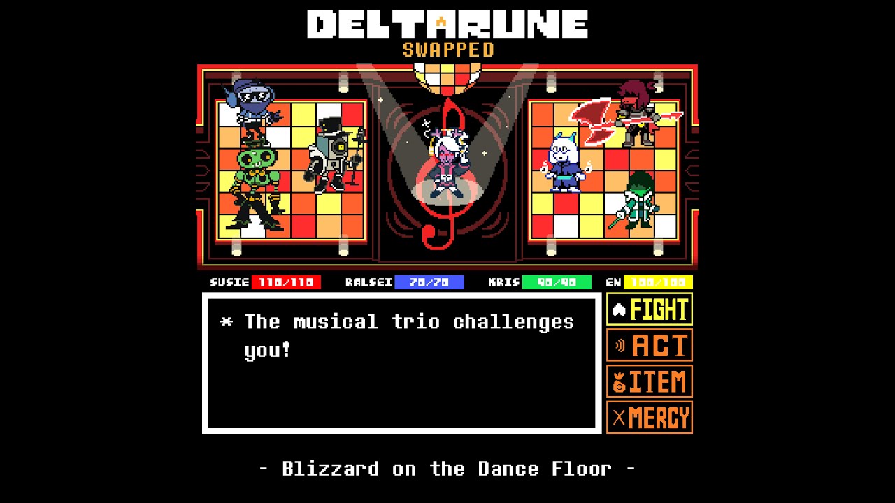 [deltarune AU - DELTARUNE: Swapped] Blizzard on the Dance Floor - YouTube