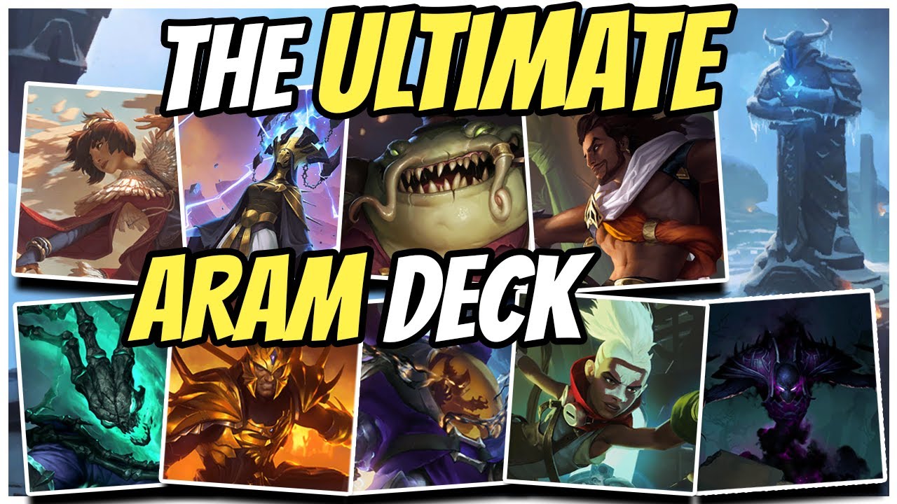 ALL IN ON ARAM!! Playing EVERY CHAMPION BUFF CARD Available - YouTube