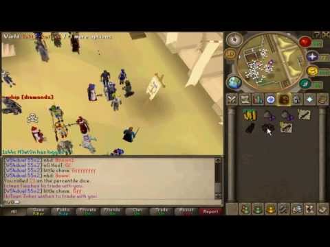 RuneScape Dice Game with Awq 22 (Yellow Phat bet, Big pots!)