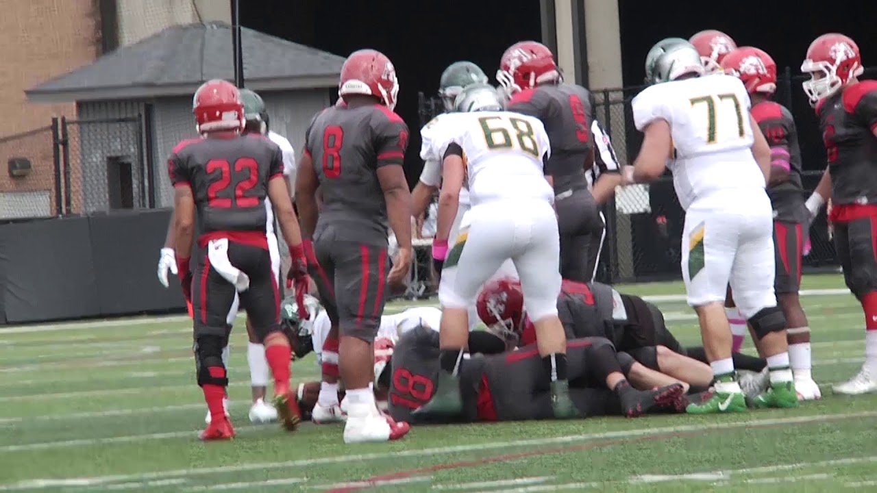 Albright Football vs Delaware Valley 2017 - YouTube