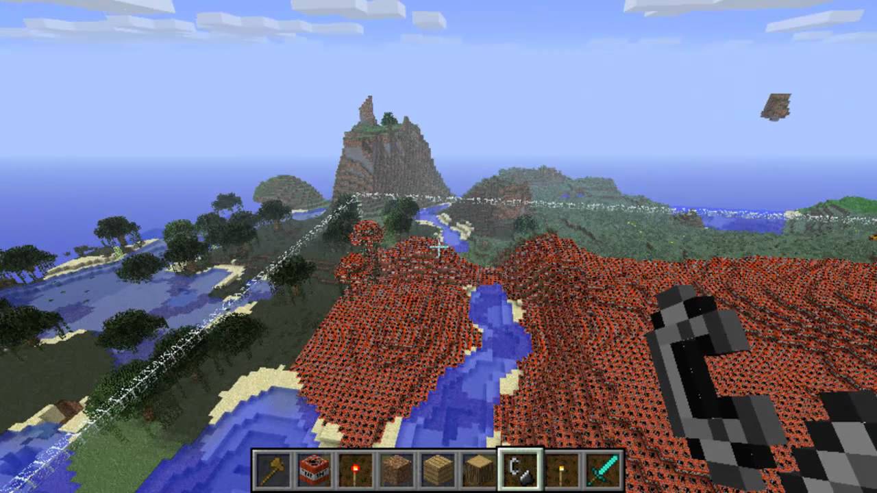 Minecraft TNT biggest explosion ever!! epic lagg fail - YouTube