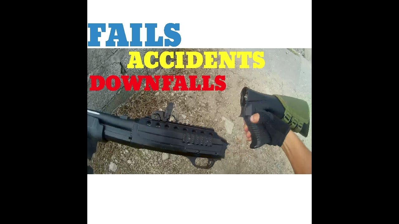 Compilation of Fails, Accidents and Downfalls AIRSOFT - YouTube