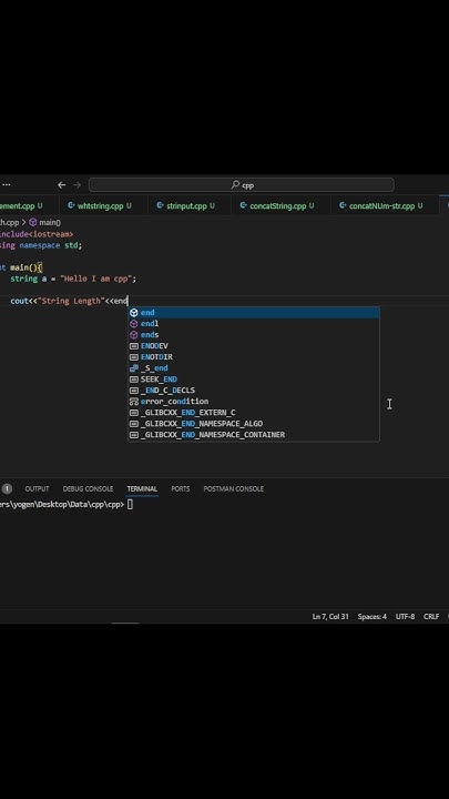 C++ String Length | string lenght | cpp tutorial - YouTube