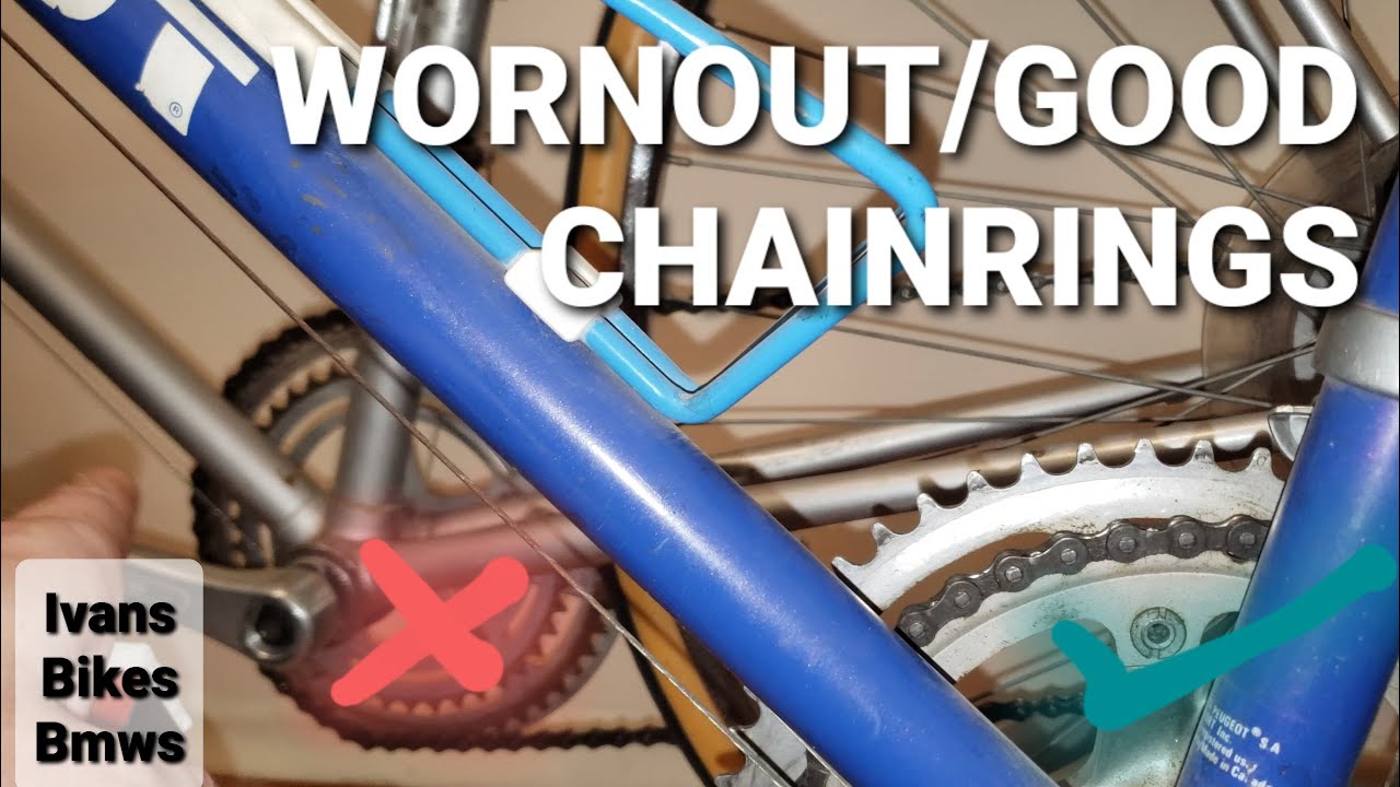 Demonstrating Good VS Worn Out Bike Chainrings - What To Look For | 4K ...