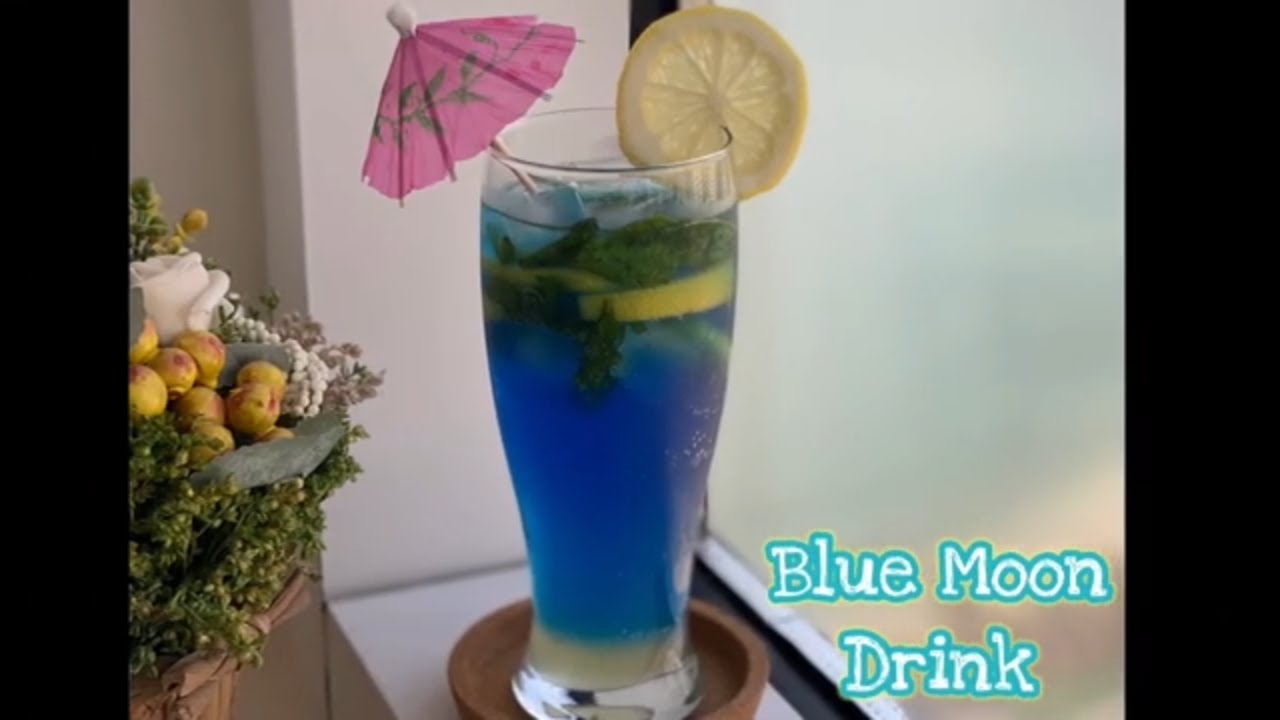 Blue Lemonade | Blue Moon Drink Without Blue Curacao Syrup | Refreshing ...