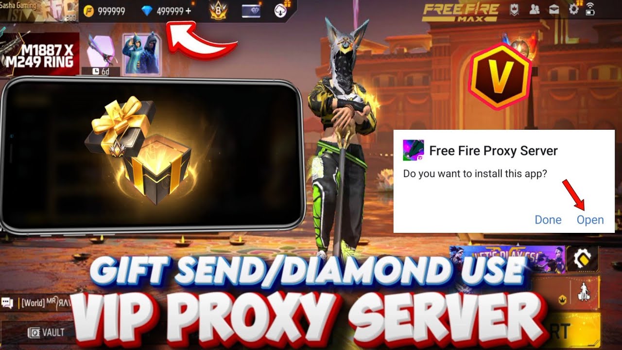 DIAMOND USE VIP PROXY SERVER HOW TO DOWNLOAD | GAMEPLAY PROXY SERVER ...