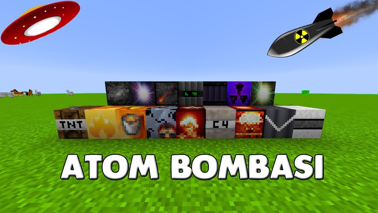 Minecraft TNT Mod - ATOM BOMBASI - YouTube