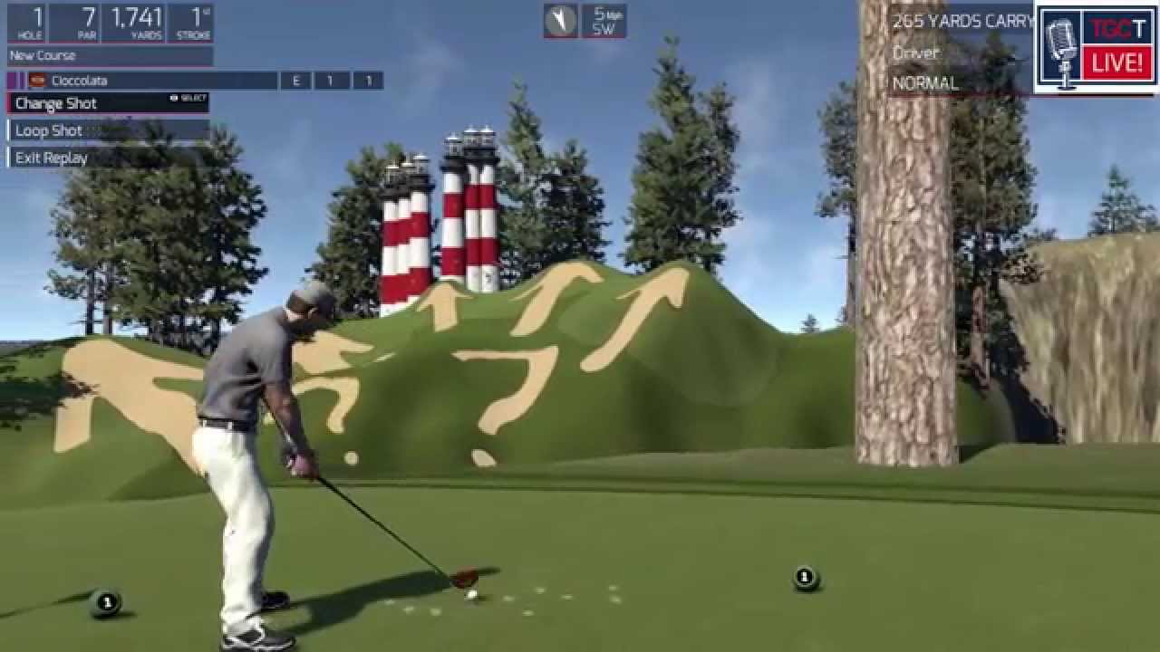 The Par 7 Challenge Hole Attempt 21- Cioccolata- TGCTLive!- -The Golf ...