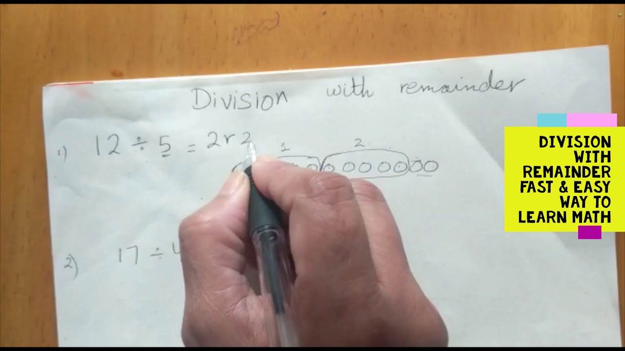Division With Remainder Fast Easy Way To Learn Math YouTube division-with-remainder-fast-easy-way-to-learn-math-youtube