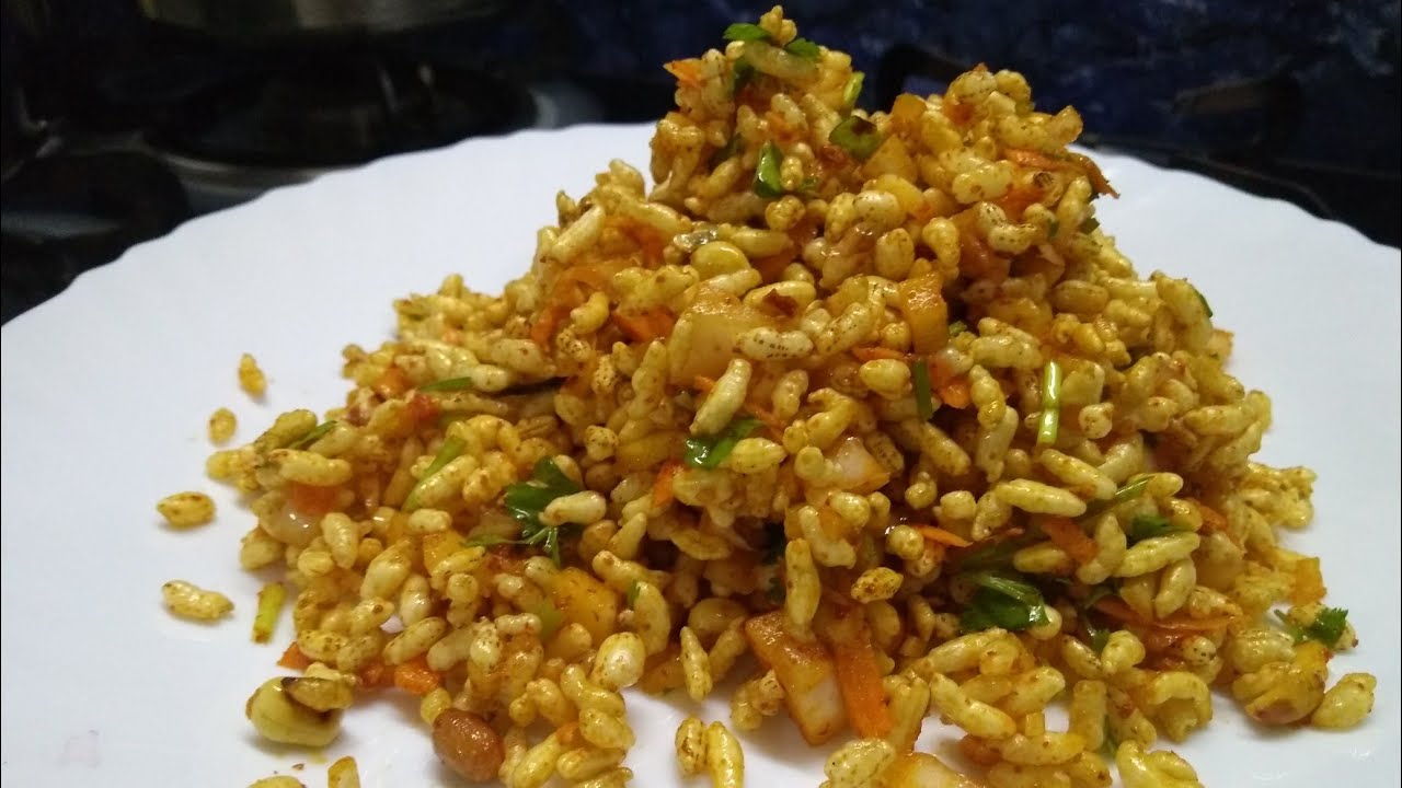 Tasty Mangalurian street style Churmuri(Puffed Rice). ಬಾಯಲ್ಲಿ ನೀರೂರಿಸುವ ...