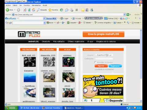 como entrar a un metroflog sin contraseña - YouTube