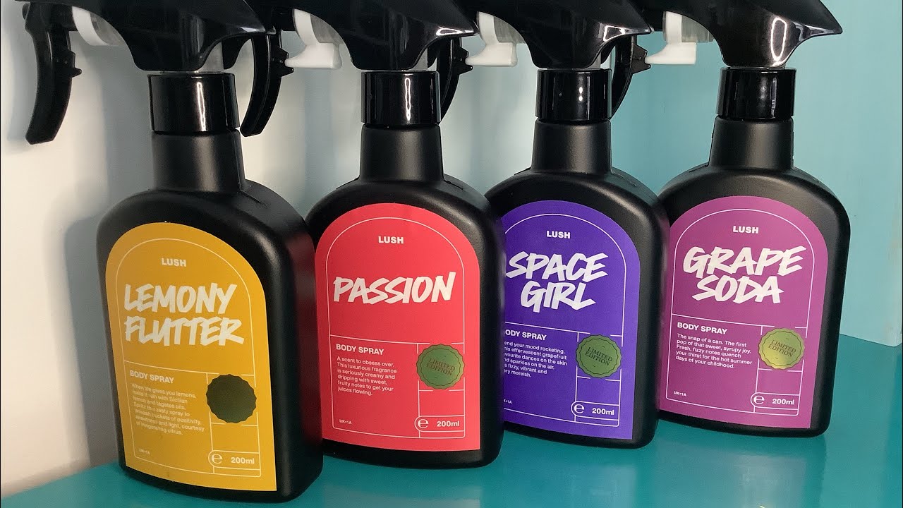 @LUSH Limited Edition Body Sprays! First Impressions Lemony Flutter ...