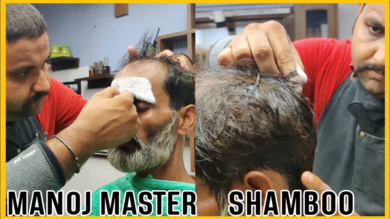 Forehead Skin and Hair Cracking for MANOJ MASTER by SHAMBOO💈MASTER ASMR ...