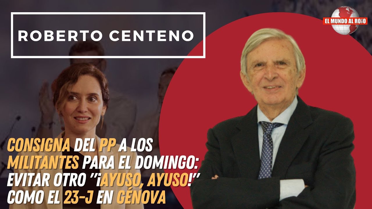 ROBERTO CENTENO desvela la consigna del PP a los militantes: evitar ...