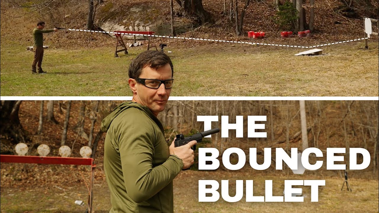 Ricochet Trick Shot • Bounced A Bullet To Hit Another Bullet - YouTube