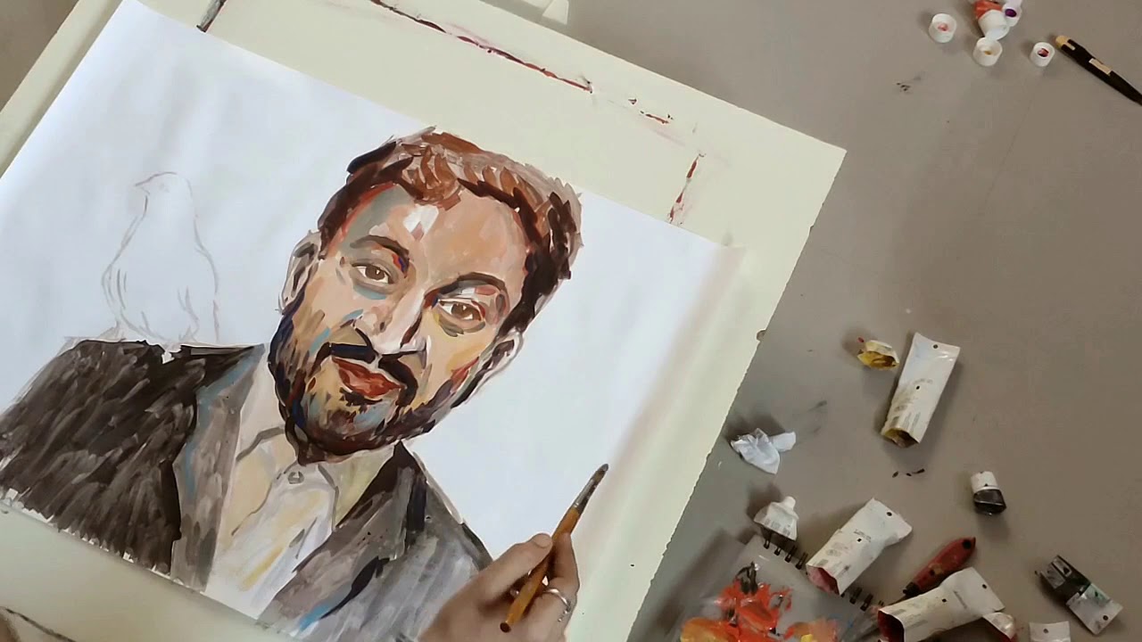 how to draw Dr Rajkumar drawing|| Dr Rajkumar movies|| Dr Rajkumar face ...