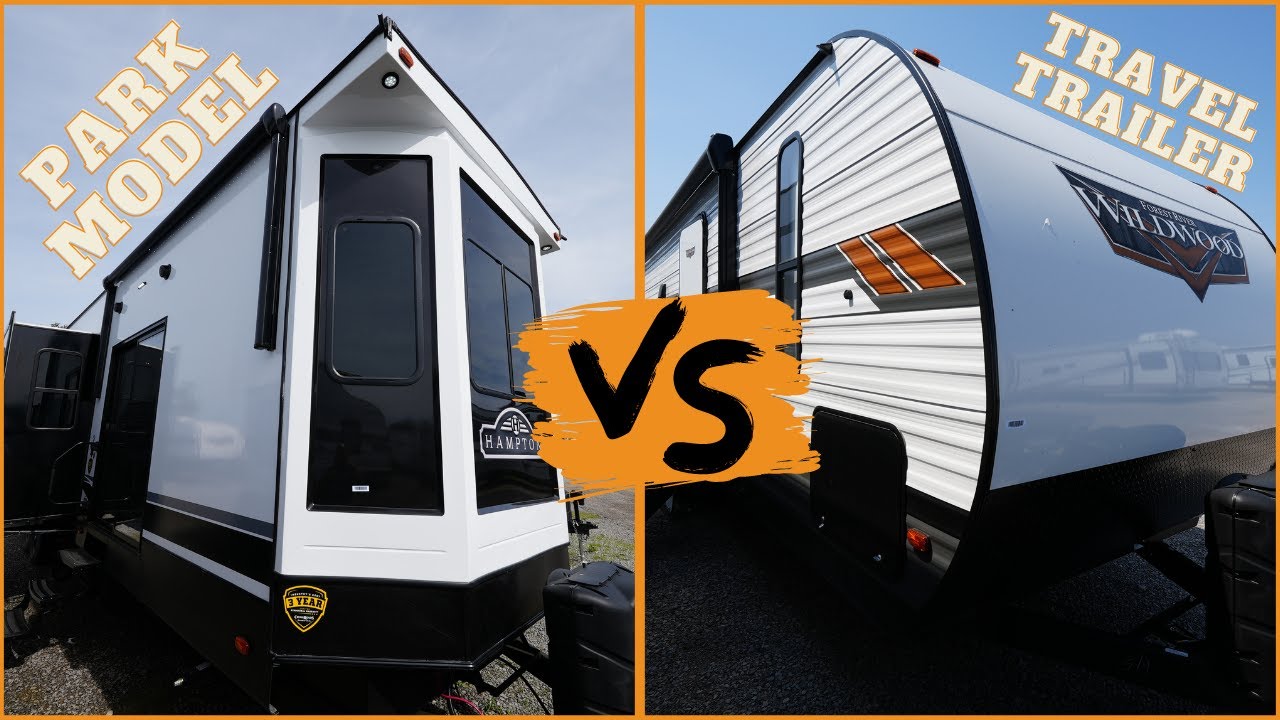 Park Models VS Other RVs On A Permanent Site - YouTube