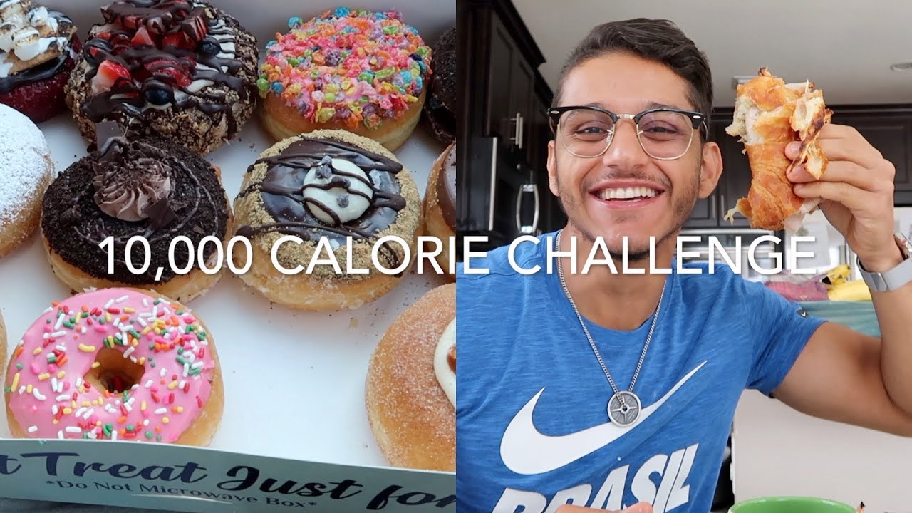 THE BIGGEST 10,000 CALORIES CHALLENGE - YouTube