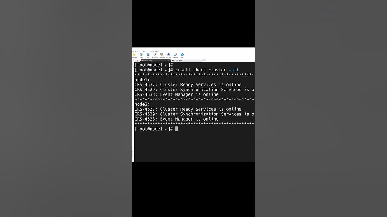 #shorts How to know , whether all the nodes in the cluster are up & running ? - YouTube