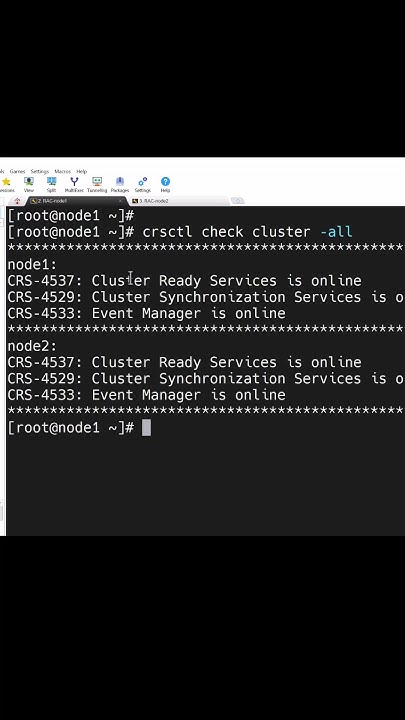 #shorts How to know , whether all the nodes in the cluster are up & running ? - YouTube