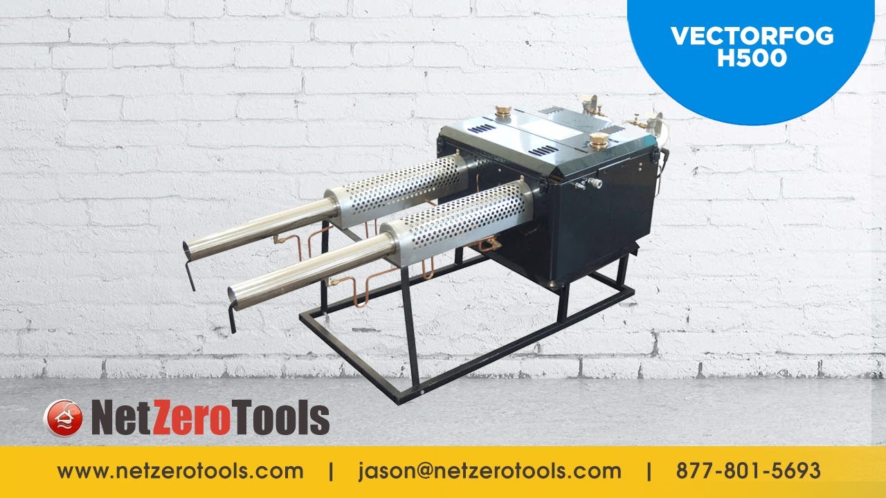 VectorFog H500 Truck Mounted Thermal Fogging Machine - YouTube