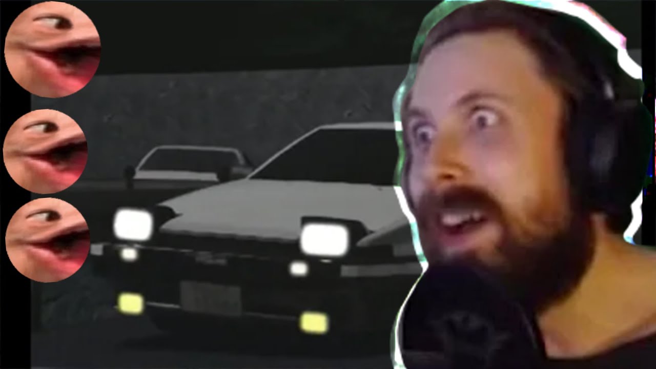 Forsen Reacts - Deja Vu Scene | Initial D Second Stage - YouTube