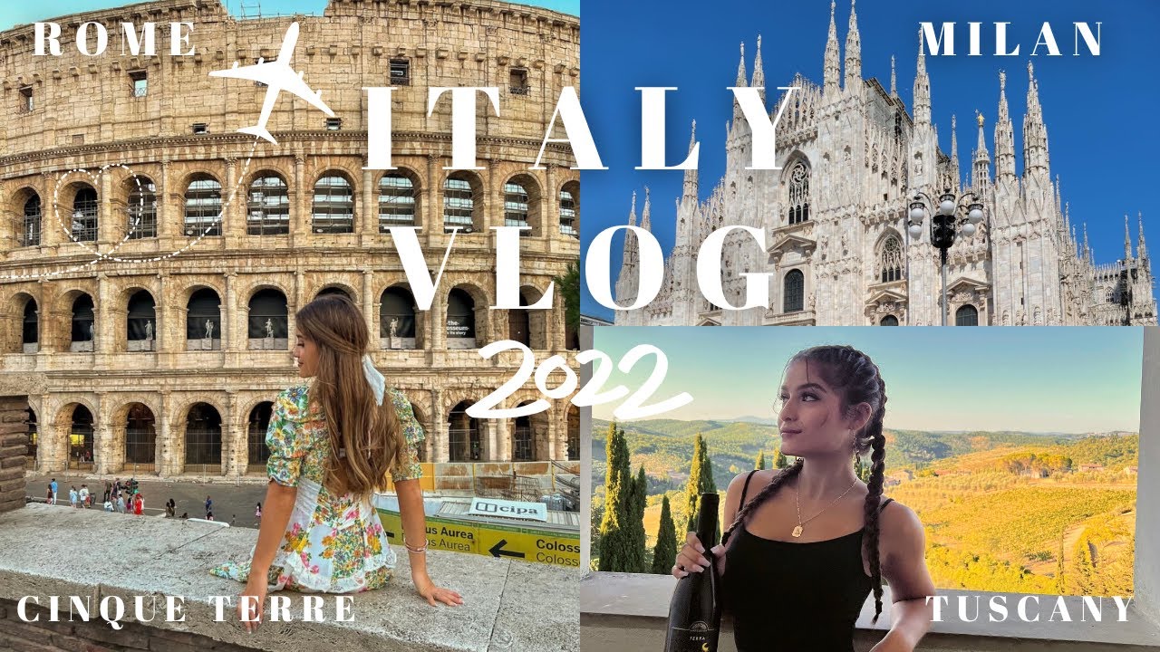 TWIN Italy travel vlog (Come with us to Rome, Tuscany, Milan, and ...