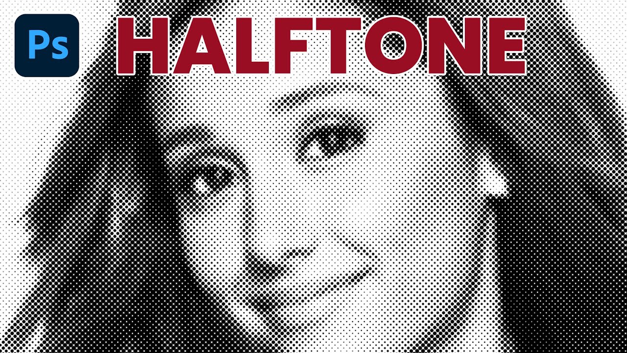 Halftone Effect in Photoshop (Super Easy) - YouTube