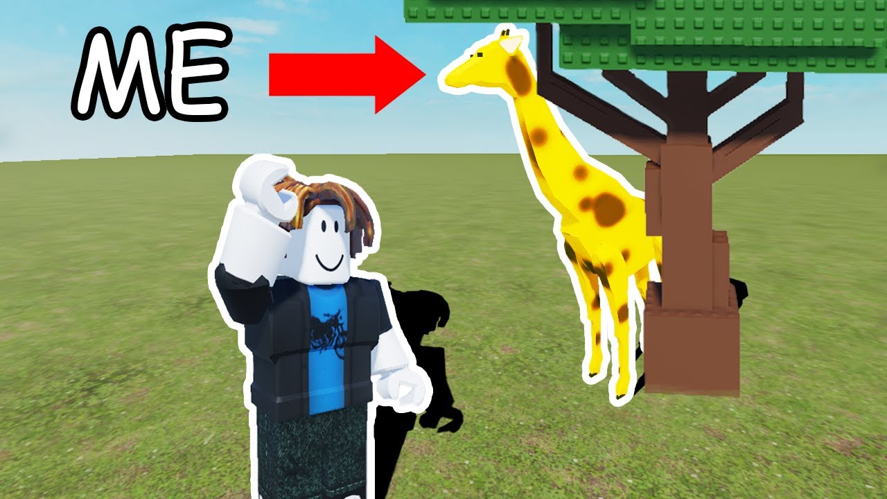 Hiding in the most OBVIOUS spots in Roblox zoo or oof... - YouTube