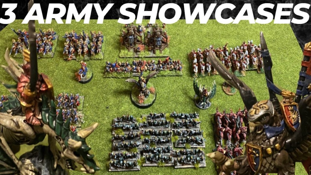 Warmaster army showcases - 3 small armies, Vampire Counts, Bretonnia ...
