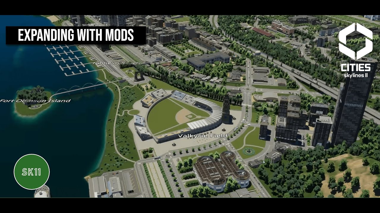 Expanding my city with PDX Mods! - YouTube