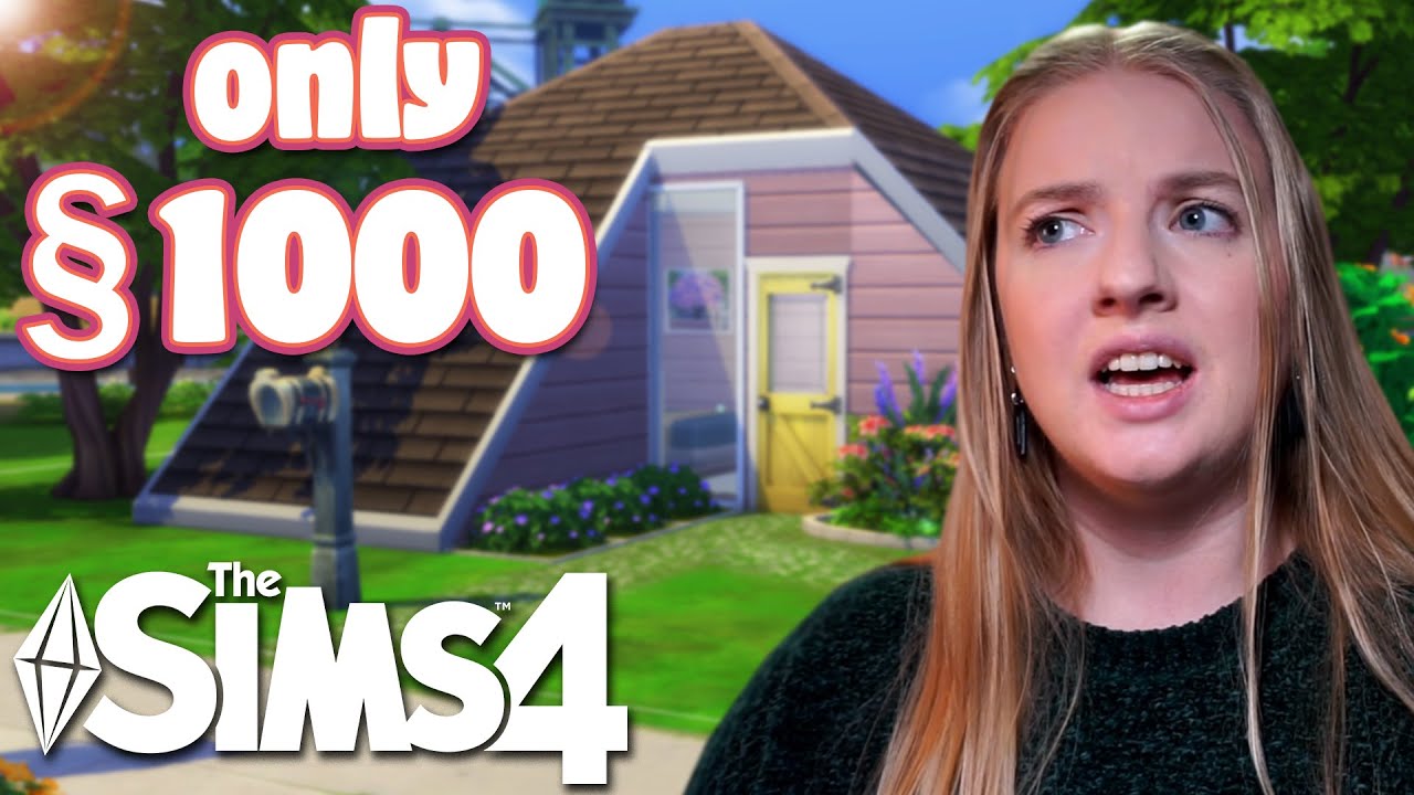 Can I build a house with ONLY 1000 Simoleons? | Sims 4 Build Challenge ...