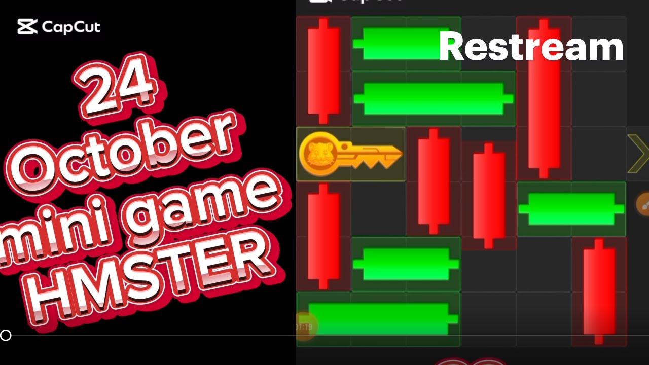 Hamster Kombat Mini Game 24 October | mini game puzzle | puzzle game ...