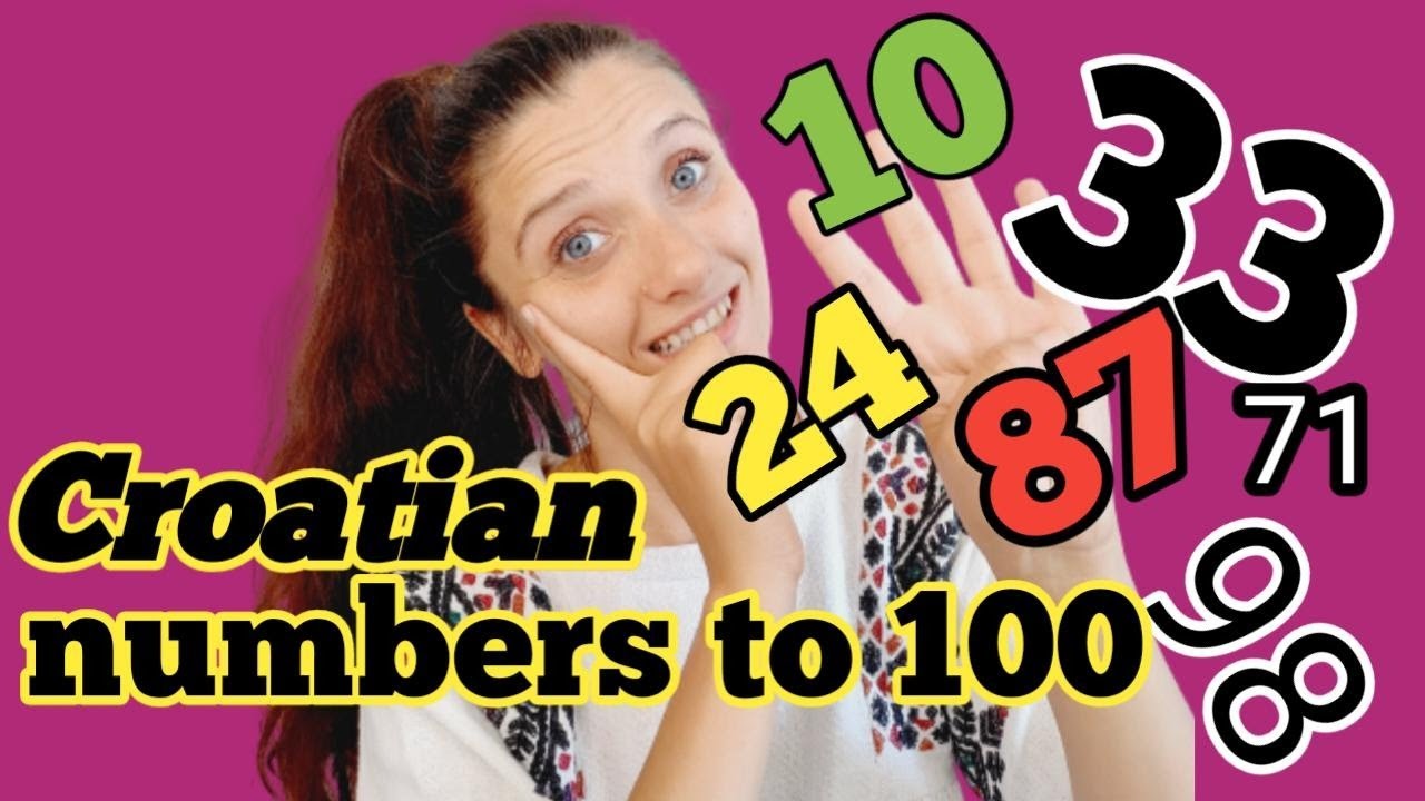 Croatian numbers 20-100 (Croatian Essentials Lesson 5) - YouTube
