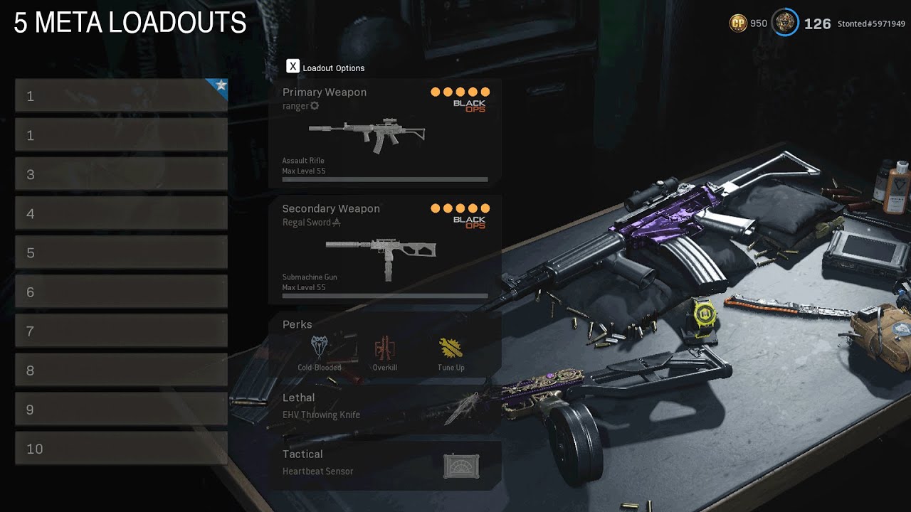 WARZONE/REBIRTH TOP 5 META LOADOUTS in Season 5 (Best Class Setup ...