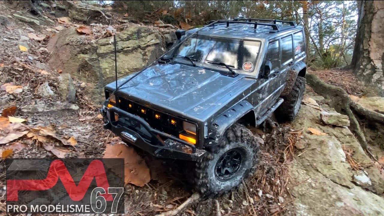 JEEP XJ Cherokee - Cross RC EMO X2 - 1/8 - Alsace - France - YouTube