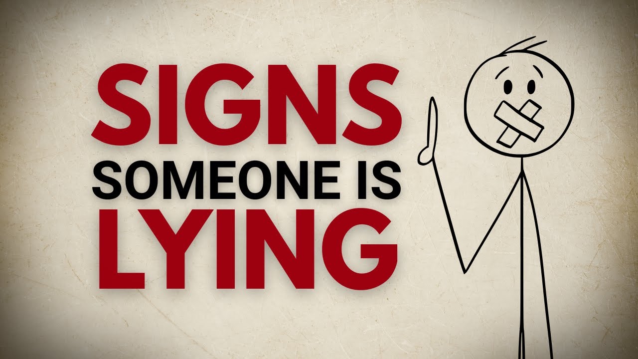 Hidden Signs Someone Is Lying to You – (Spot the Deception) | Secret ...