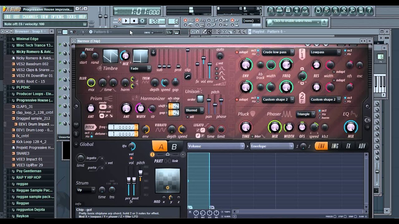 Fl Studio 10 Progressive House Básico - YouTube