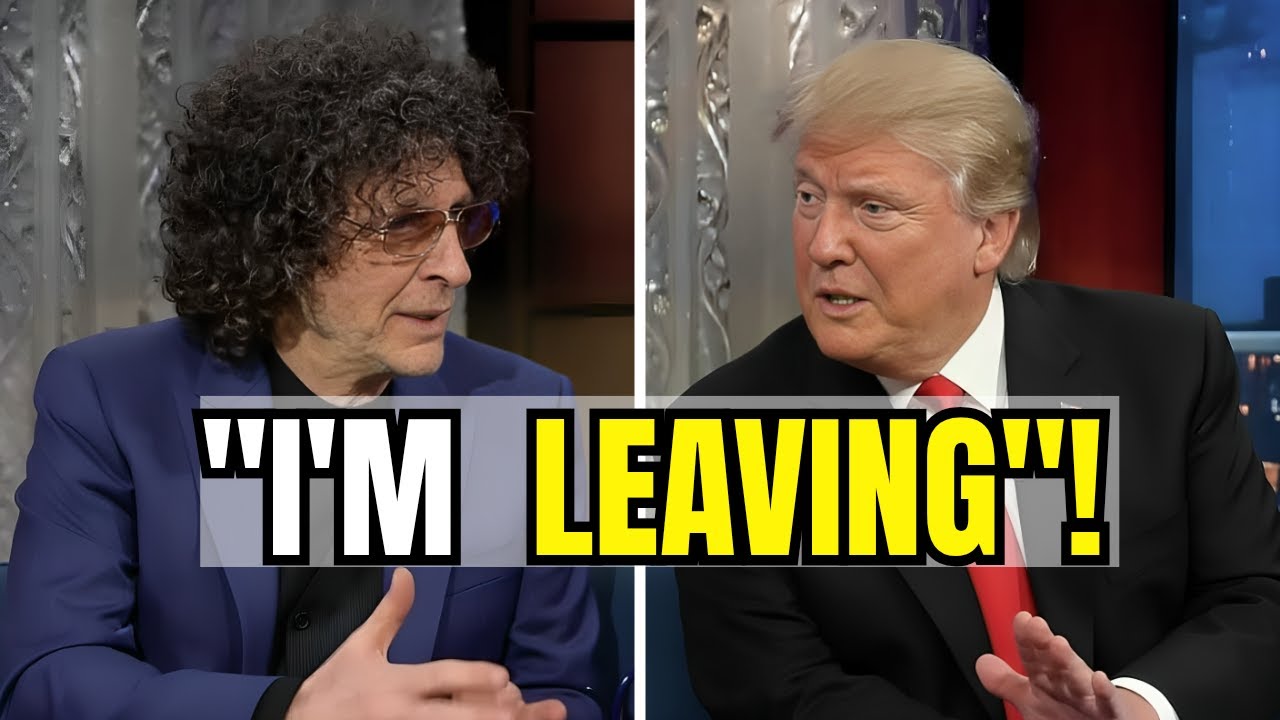 Donald Trump STORMS OFF Today with Howard Stern After Explosive ...