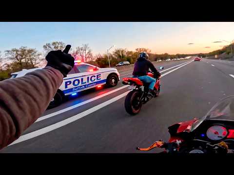 COPS COULDN'T CATCH THIS BIKER | INSANE CHASE |  SUPER ANGRY COPS vs BIKERS