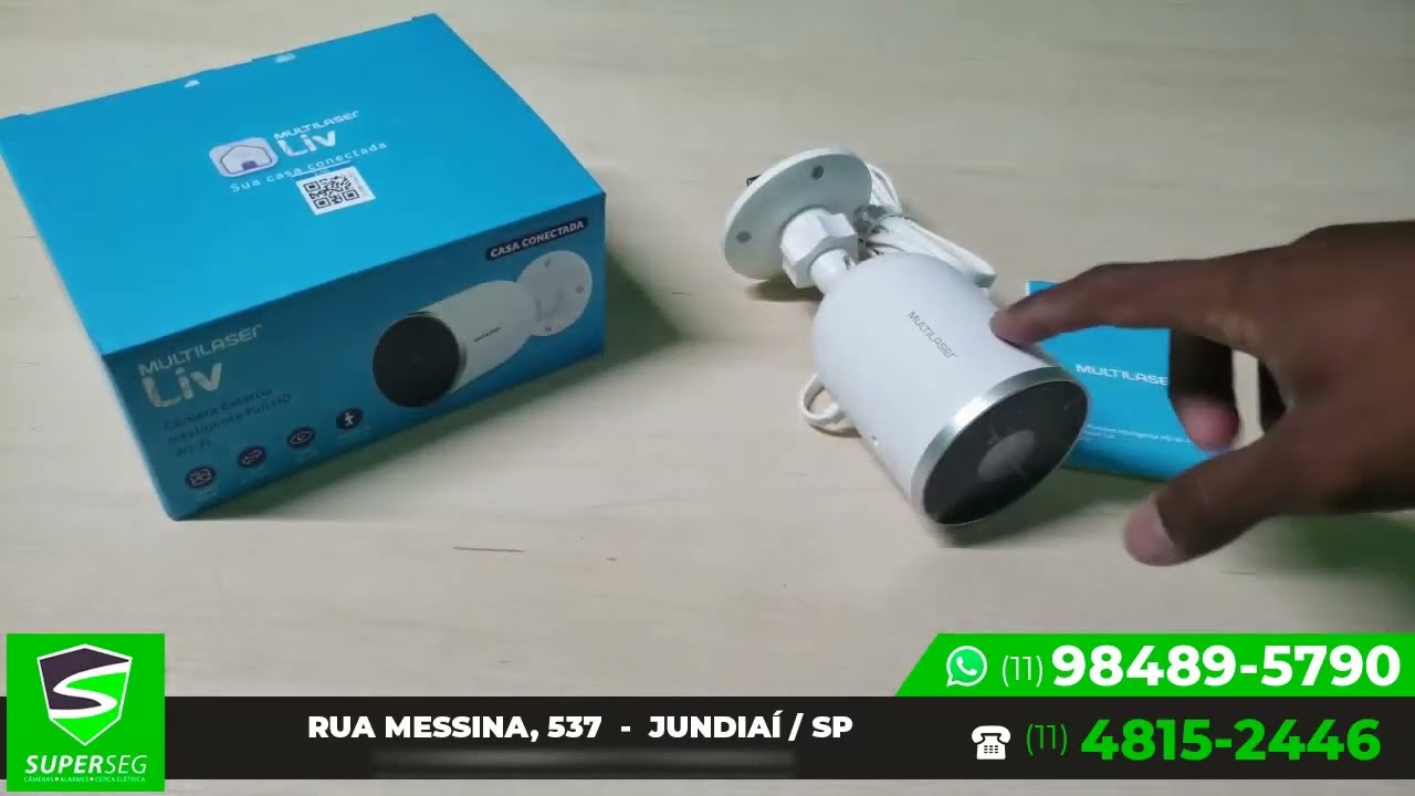 Configurando a Câmera Multilaser LIV SE222 - SUPERSEG JUNDIAÍ - YouTube