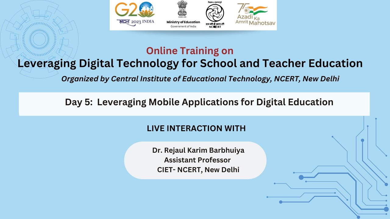 Online Training Day 5: Leveraging Mobile Applications for Digital ...