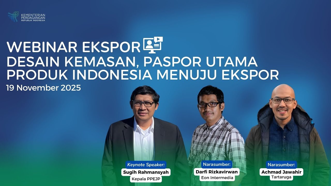 Webinar PPEJP: Desain Kemasan, Paspor Utama Produk Indonesia Menuju ...