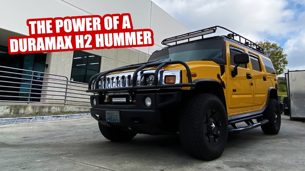 THE POWER OF A DURAMAX H2 HUMMER - YouTube