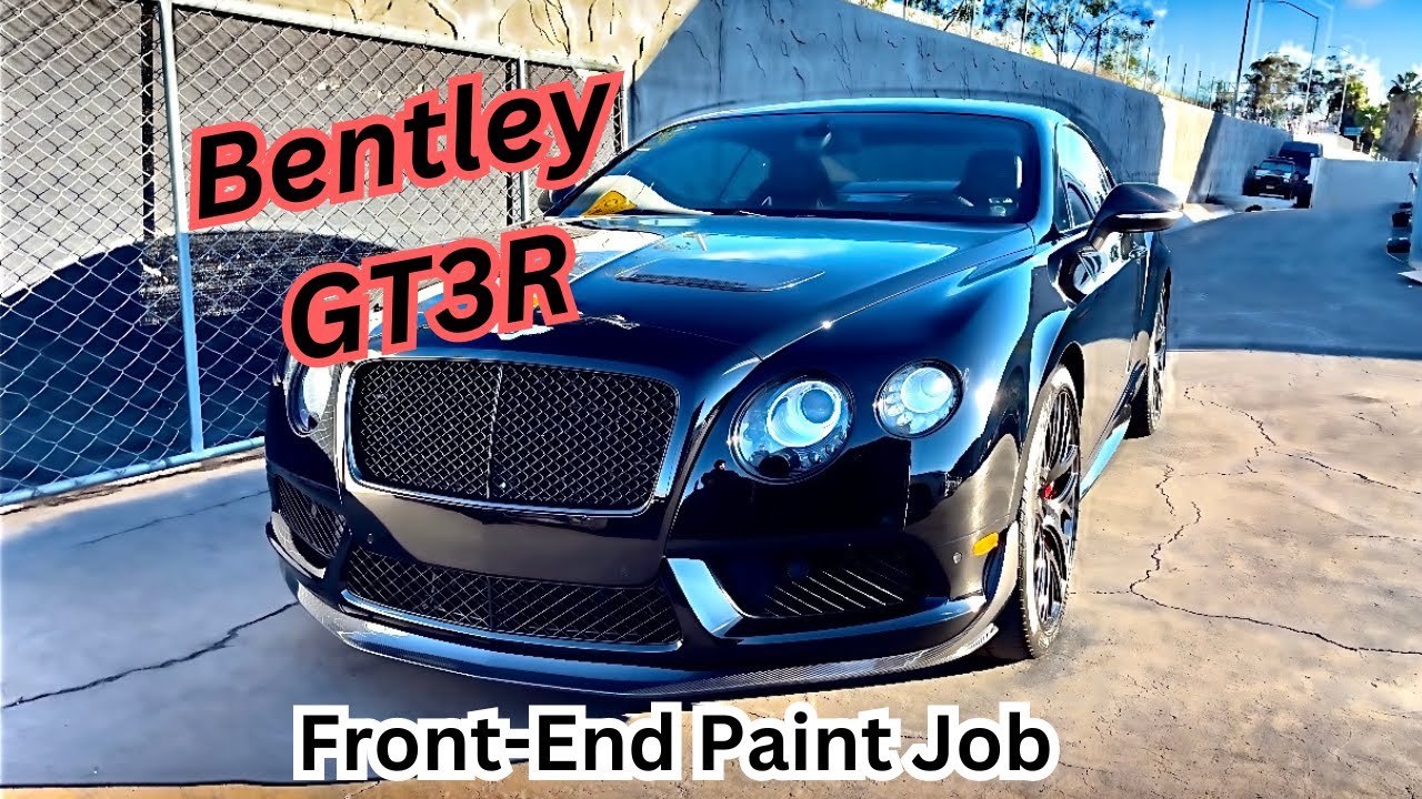 Bentley GT3R Front End Paint Job / #65 out of 99 in USA - YouTube