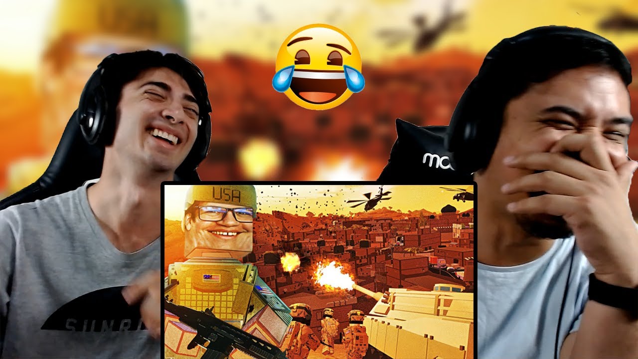 REACT MINECRAFT DE GUERRA! - BattleBit Remastered (Games EduUu) - YouTube
