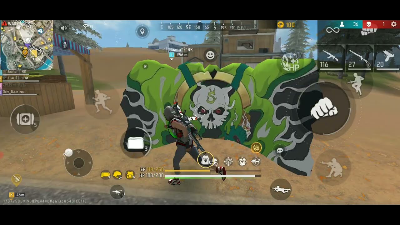 free fire game play rank match high killing squad hard game play - YouTube