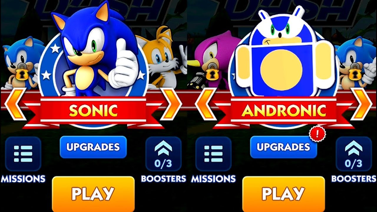 Sonic Dash SONIC VS ANDRONIC Android iPad iOS Gameplay HD - YouTube